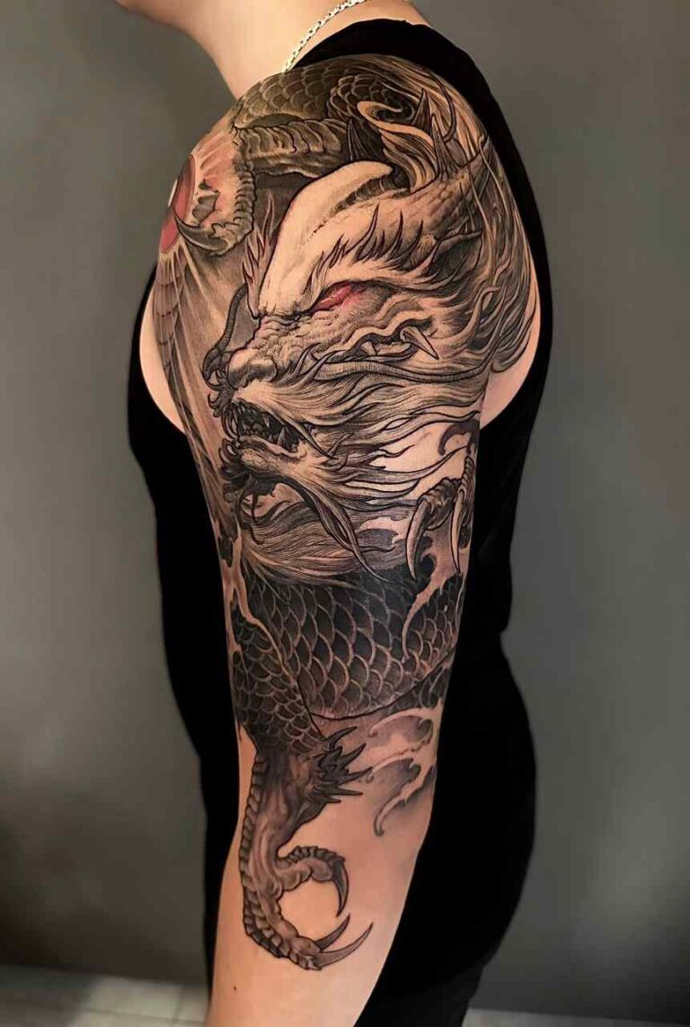 Dragon Eye Tattoo: Intense Designs Filled With Depth and Mystery